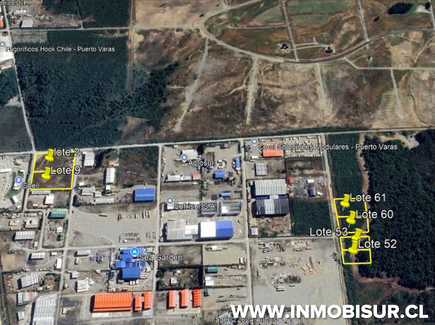 Parcelas industriales a la venta en Ruta 5 Sur, altura Shell, Puerto ...